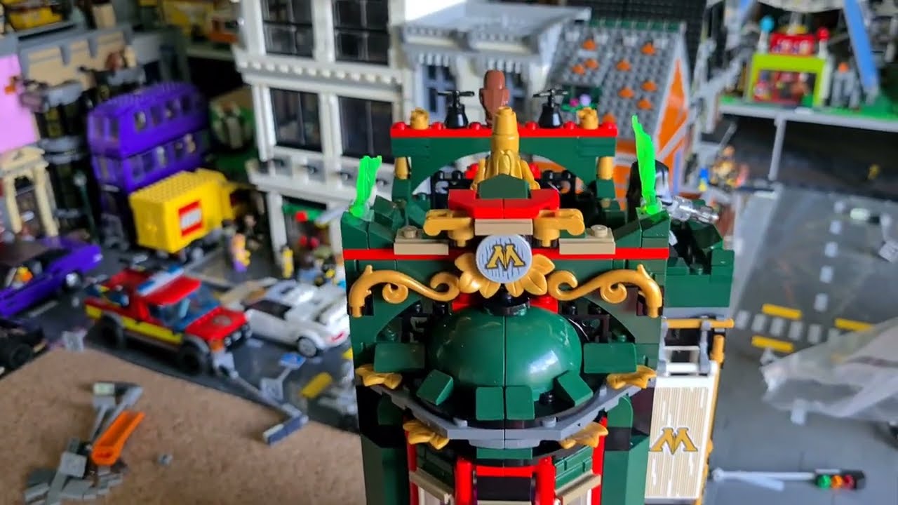 Custom Lego Reviews #28 - Modular Ministry of Magic (MOC build out of ...