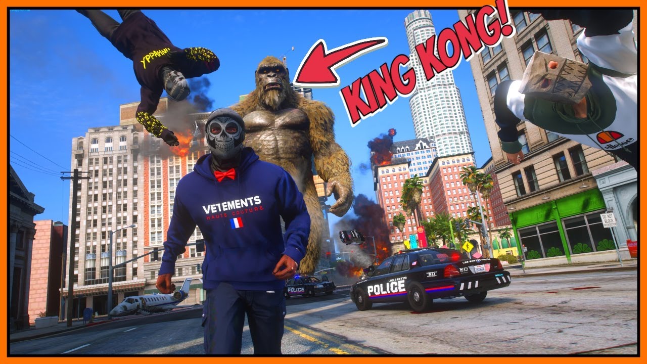 WE BROUGHT KING KONG INTO GTA 5 ! - GTA 5 RP - YouTube