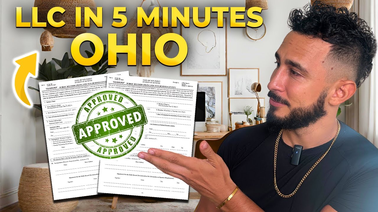 How To Start an LLC in Ohio In Just 5 Minutes - YouTube