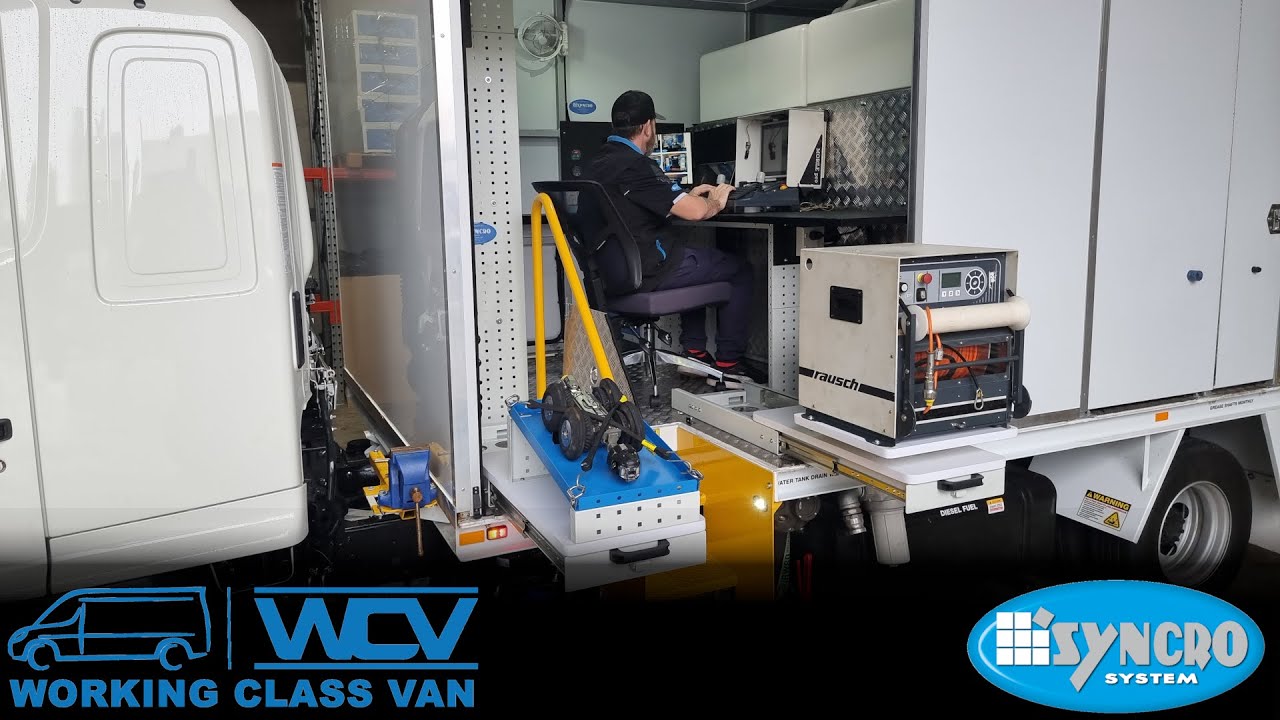Council Truck Fitout CCTV | Jetter Truck | Working Class Van - YouTube