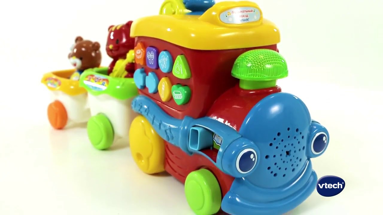 Музыкальный поезд VTech, 80-112726 - YouTube