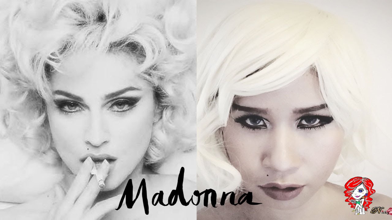 MADONNA Makeup Tutorial (Bad Girl) ฮาวทู แต่งหน้าเป็นมาดอนน่า - YouTube