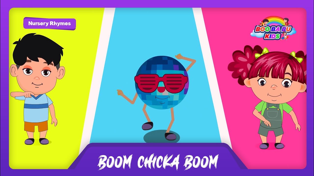 Boom Chicka Boom | Fun Dance Song for Kids | Brain Breaks | Boo Ba Bu ...
