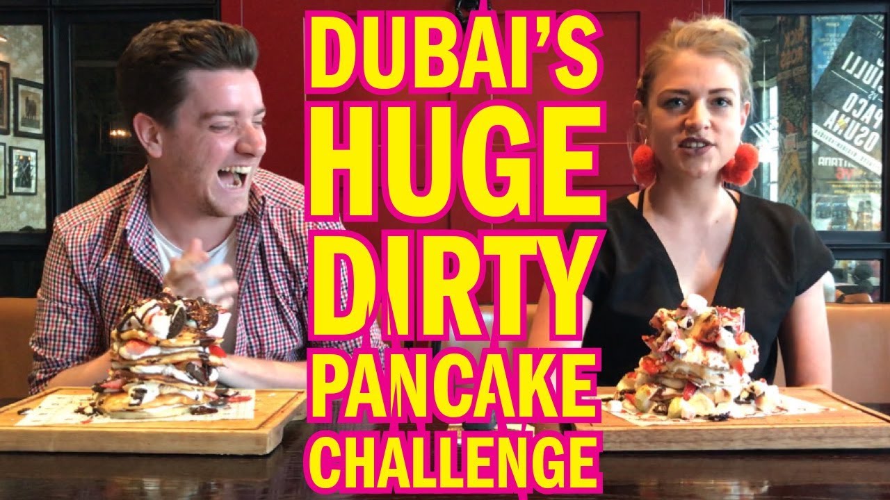 Trying out Dubai's BIGGEST PANCAKE STACK! - YouTube