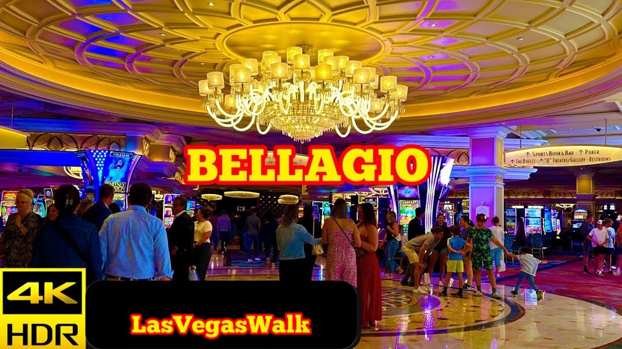 Bellagio Las Vegas Indoor Walk • April 2025 (4K HDR) - YouTube