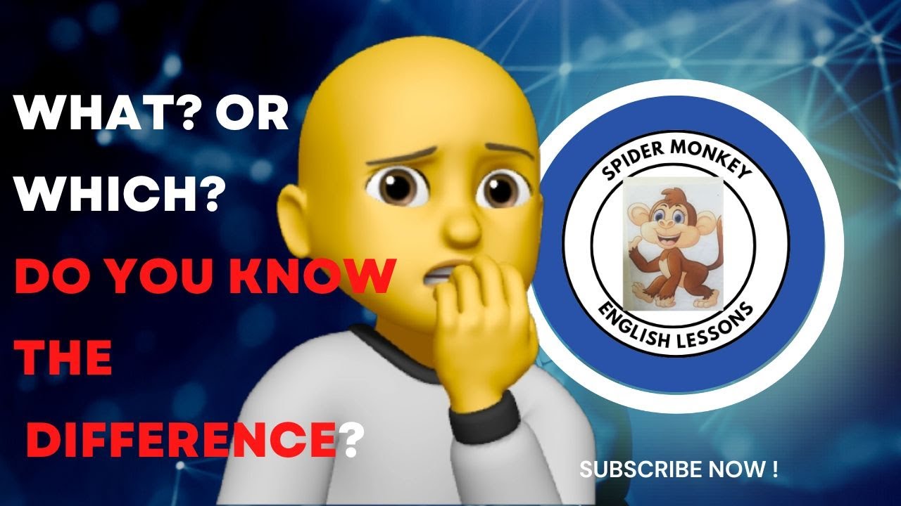 What ? or Which ? Do you know the difference in English ? - YouTube