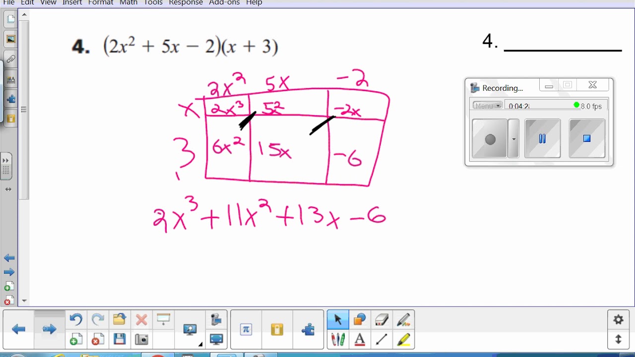 8.1-8.3 Study Guide Algebra 1 PART 1 - YouTube