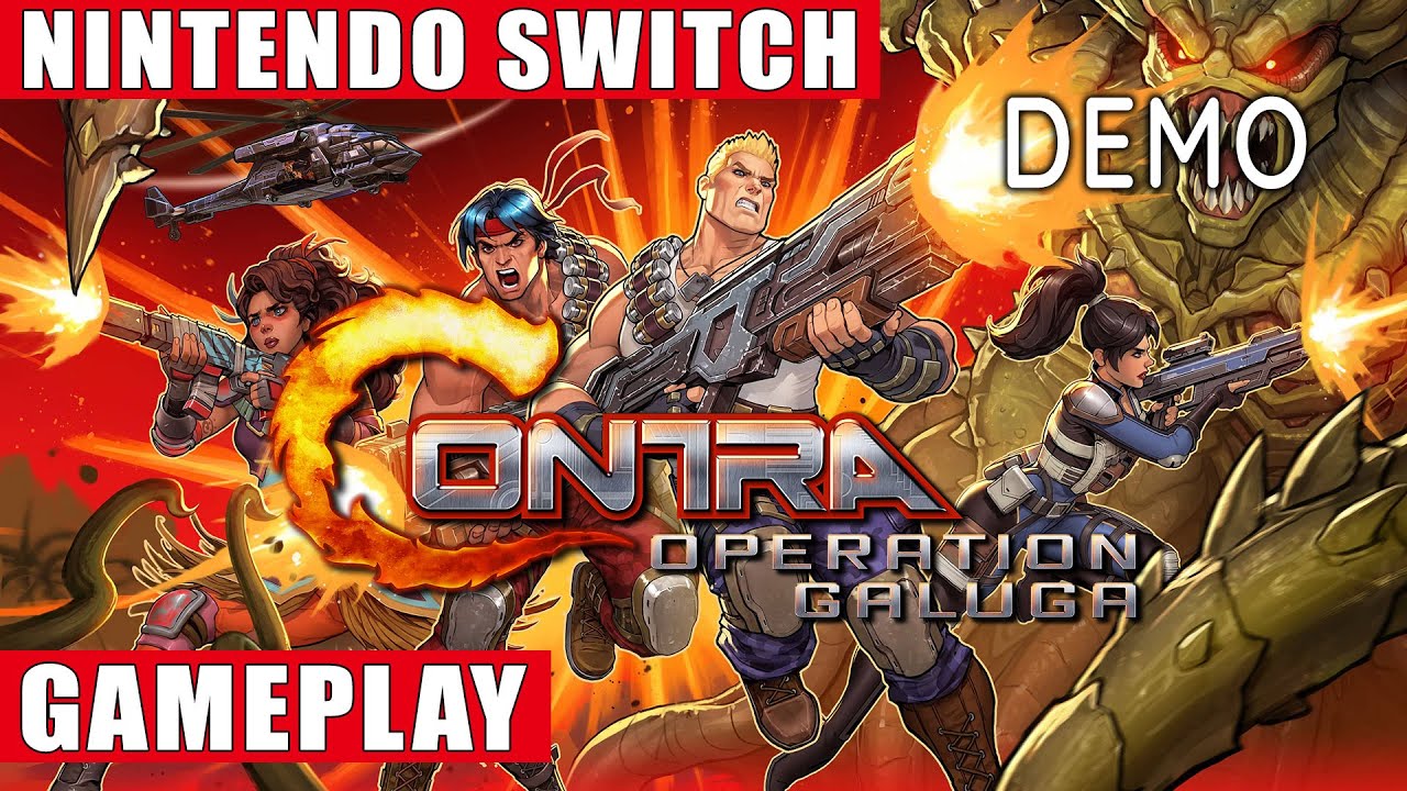 Contra: Operation Galuga Nintendo Switch Demo Gameplay - YouTube