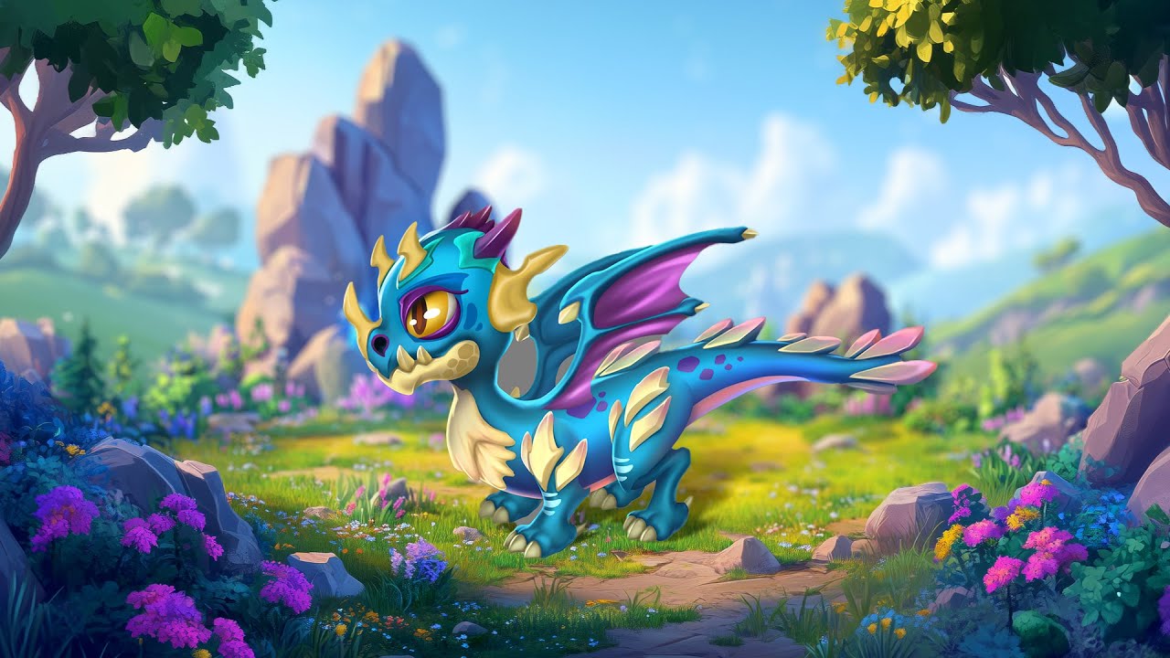 Dragon Mania Legends: Sharp Dragon Time Lapse - YouTube