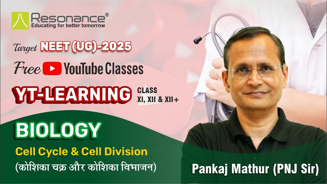 Cell Cycle and Cell Division | NEET 2025 Hindi Medium | Day 20 | Dt. 21-09-2024 | Botany - YouTube