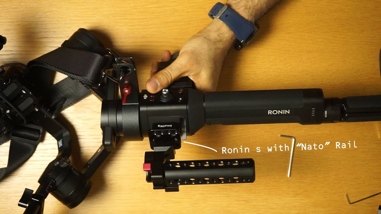 Ronin s mount with nato rail . - YouTube