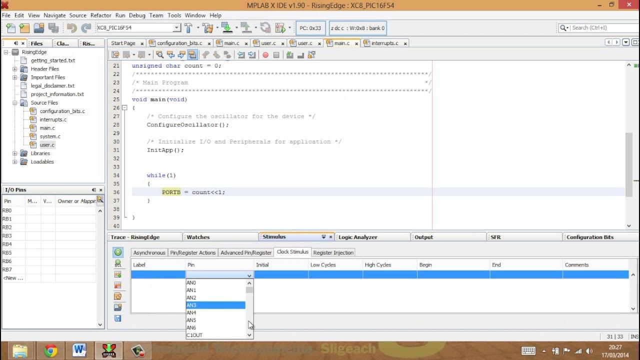 Embedded Programming 201 - Introduction to MPLABX Simulator Stimulus - YouTube