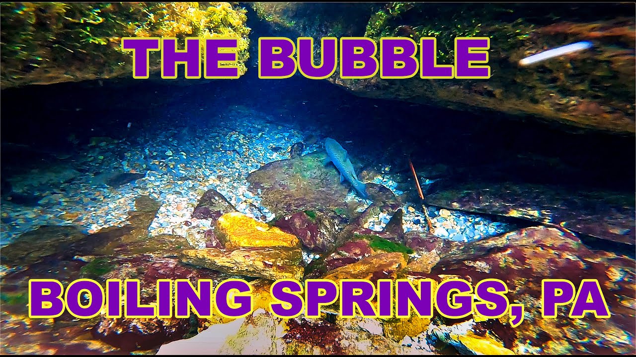 "THE BUBBLE" Boiling Springs PA | UNDERWATER GoPro | Children's Lake ...