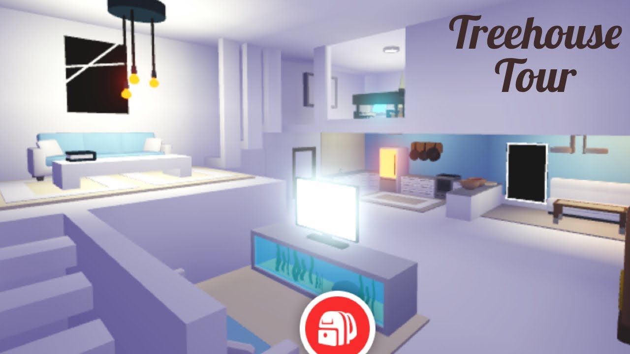 aesthetic winter treehouse tour (Roblox adopt me) - YouTube