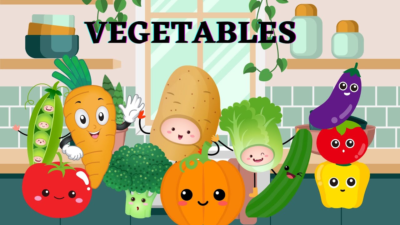 Fruits and Vegetables Names - Learn Fruits And Vegetables English ...