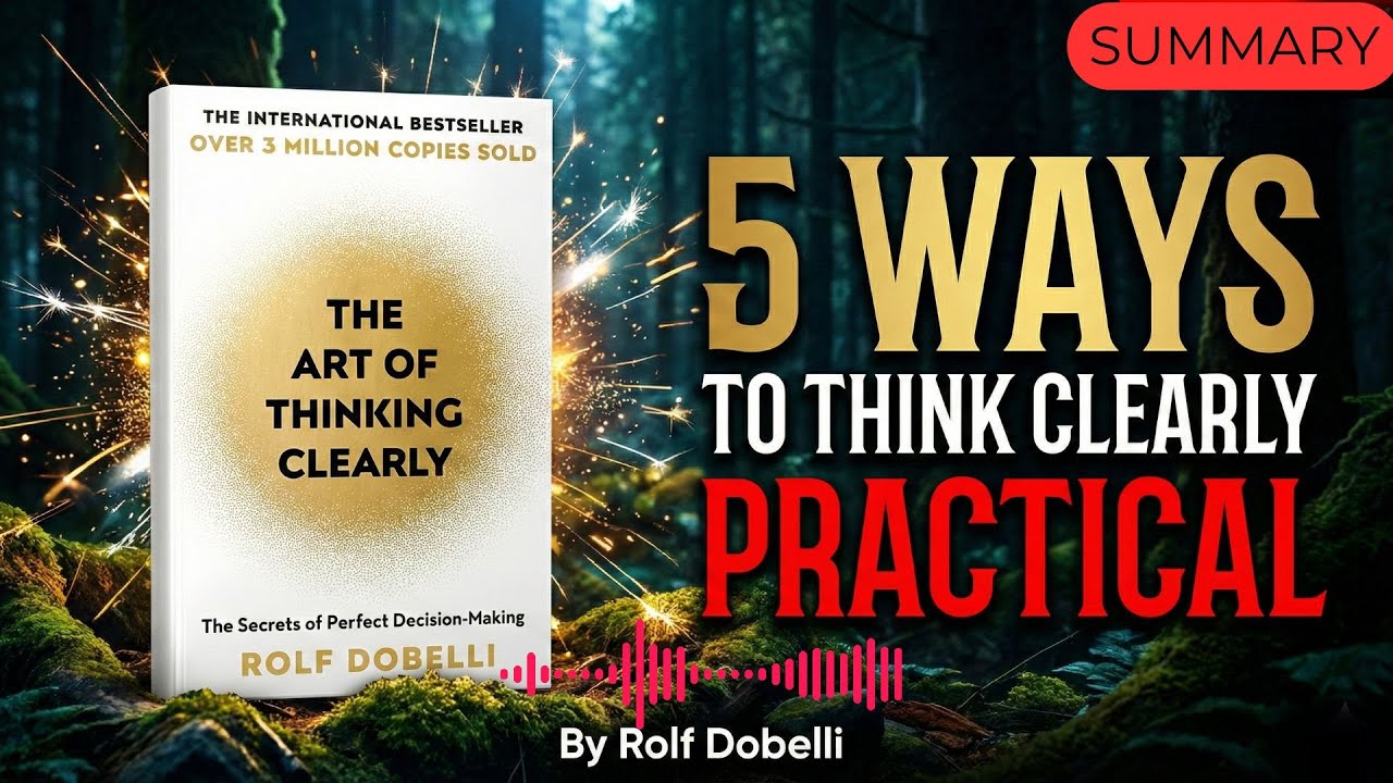 5 Ways To Think Clearly. Practical in your life.🔥The Art of Thinking ...