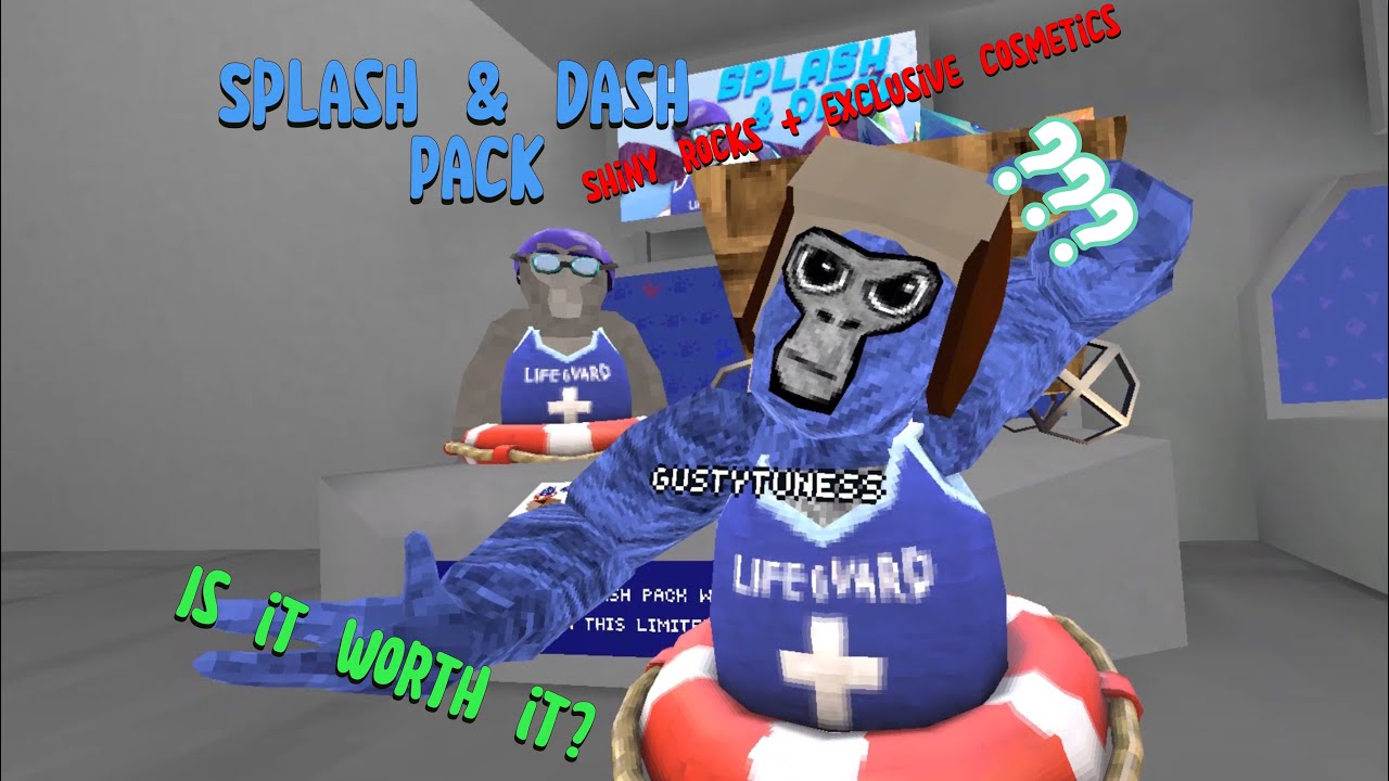 Is Gorilla Tag’s New Splash & Dash Pack Really Worth it?? - YouTube