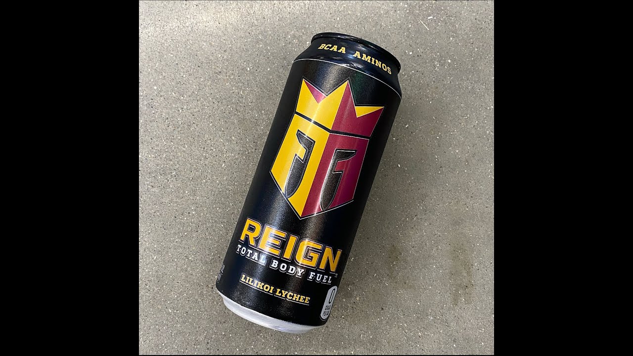 Reign Energy Lilikoi Lychee - YouTube