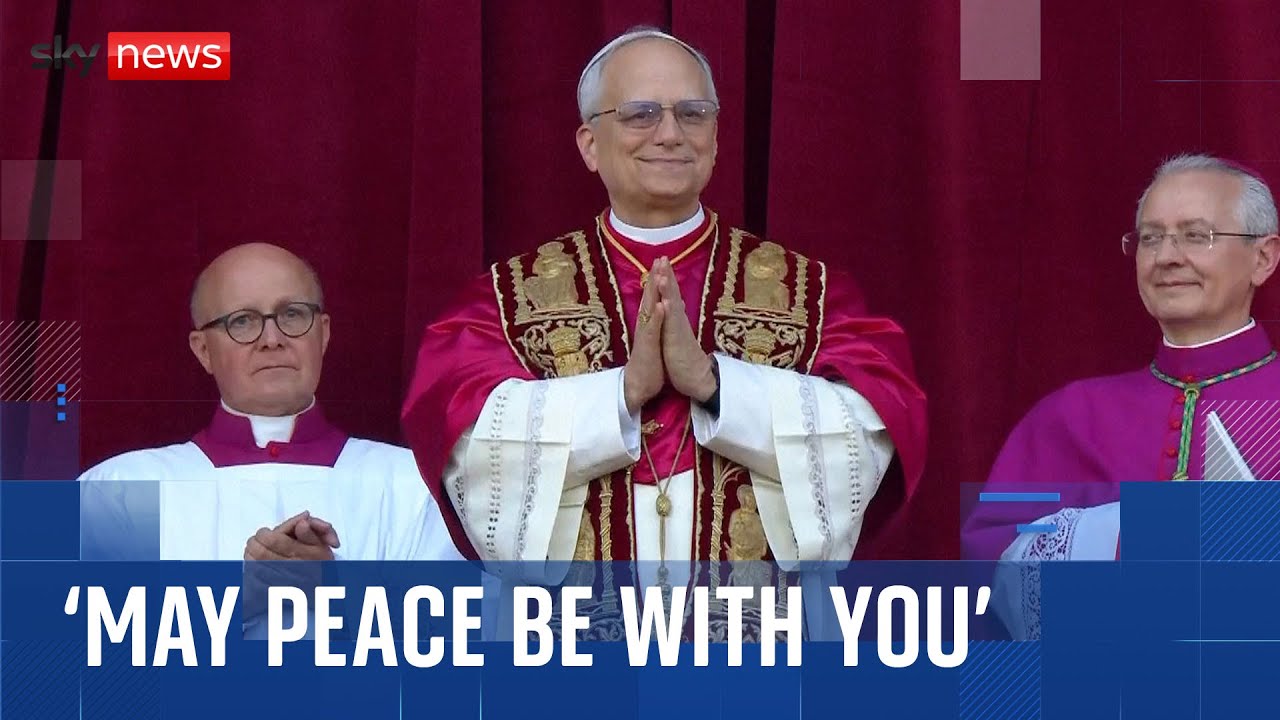 BREAKING: Leo XIV delivers first speech as pope to crowds in Vatican ...