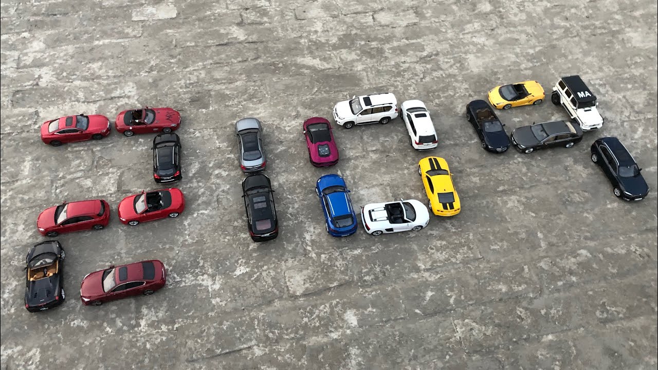 50 Diecast Cars Unboxing | 22 Different Locations | Miniature ...