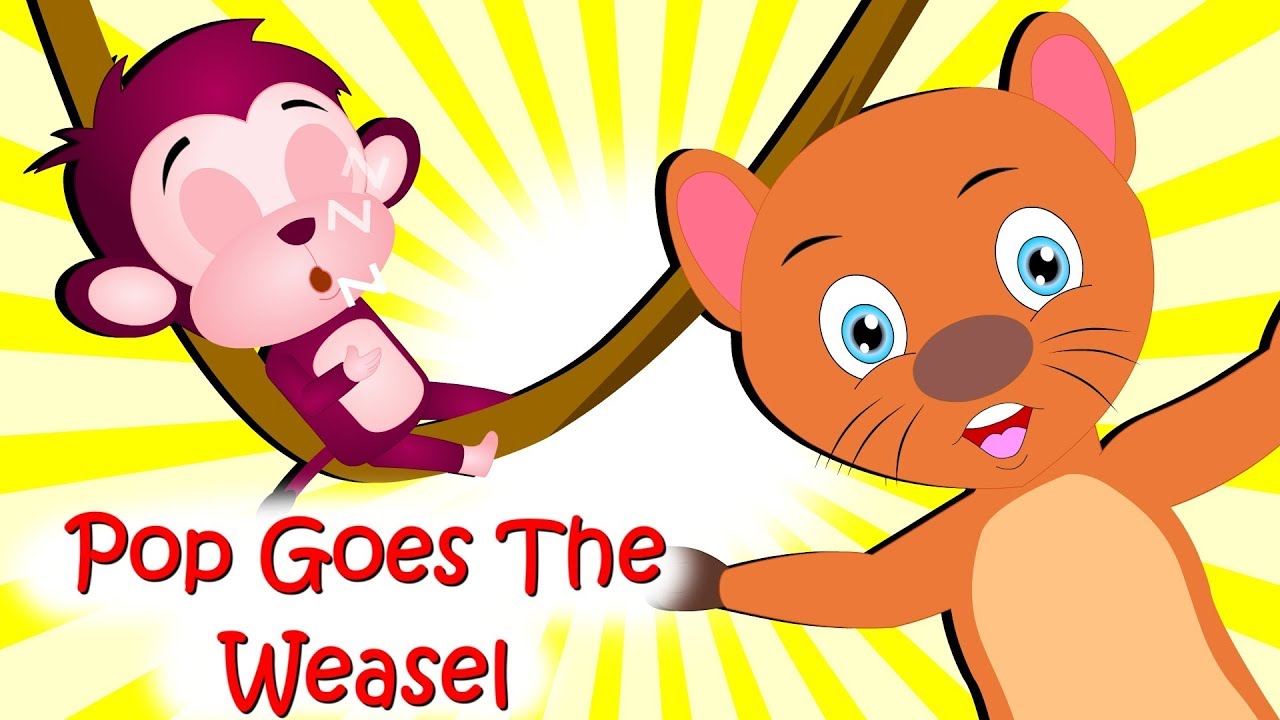 Pop Goes The Weasel | Baby Monkey Adventure | Kindergarten | Nursery ...