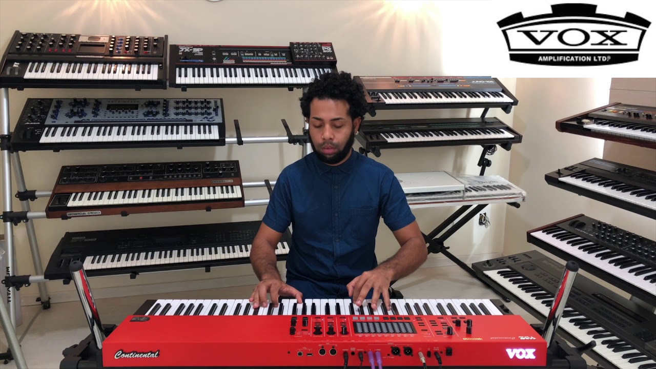 VOX CONTINENTAL 73 , DEMO NA CLASSIC KEYBOARDS , COM HERBERT MEDEIROS ...
