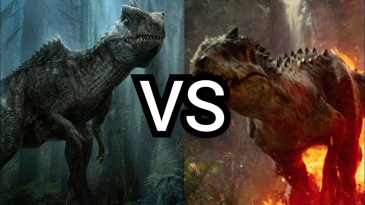 Giganotosaurus(Jurassic World Dominion) VS Indominus Rex(Jurassic World ...
