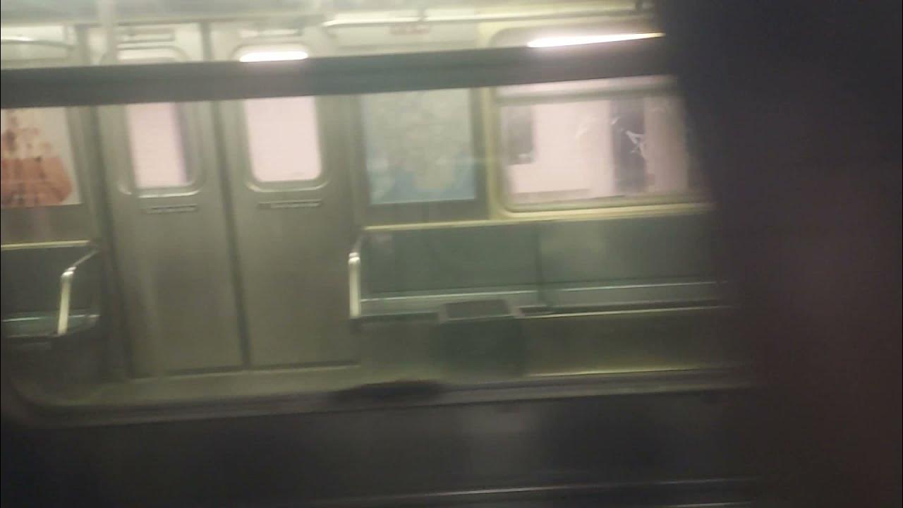 NYC Subway: Racing R42 Garbage Train on E Train - YouTube