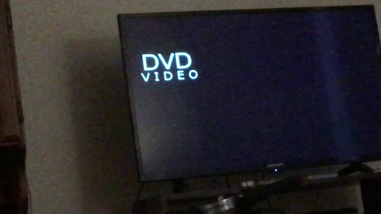 DVD Screensaver hits the corner - YouTube