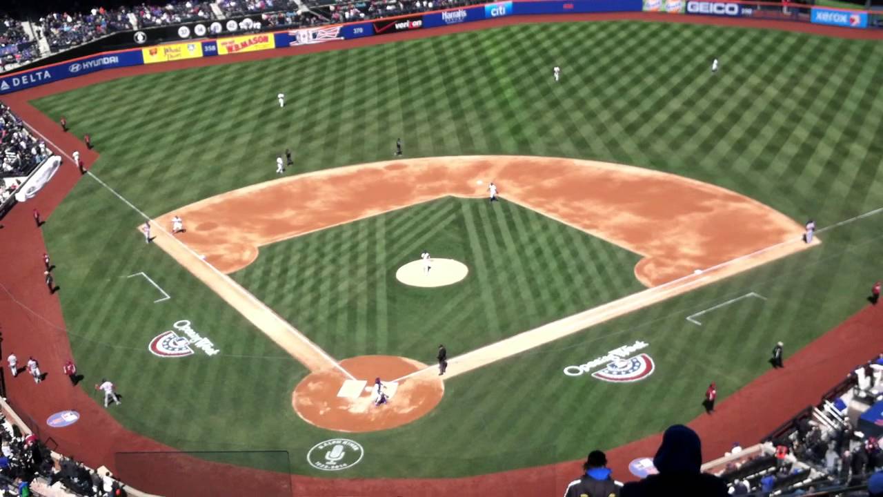 2014 New York Mets - First Pitch on Opening Day - YouTube