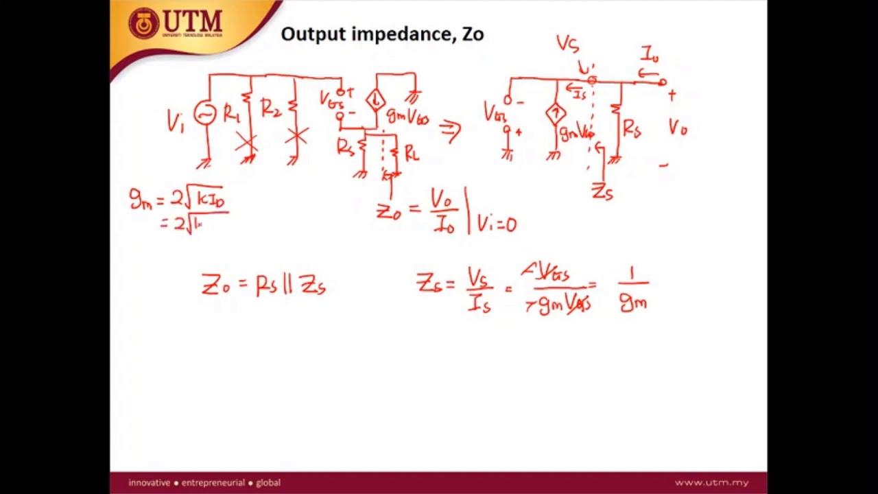 AC analysis of common drain configuration | Electronic Devices | YSAG ...