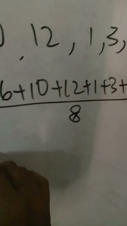 STATISTICS - YouTube