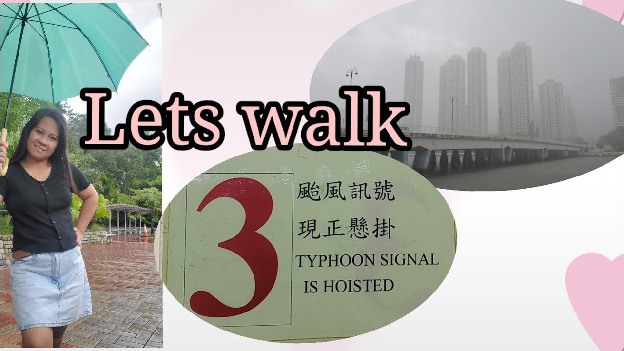 Typhoon Signal No. 3 at Hong Kong.. - YouTube
