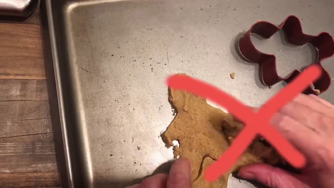 How to Make Gluten Free Gingerbread shaped Cookies with King Arthur Mix ...