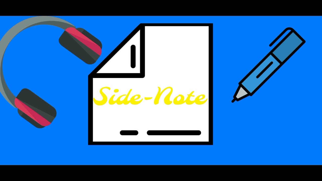 The Sidenote Podcast- episode 1 the introduction - YouTube