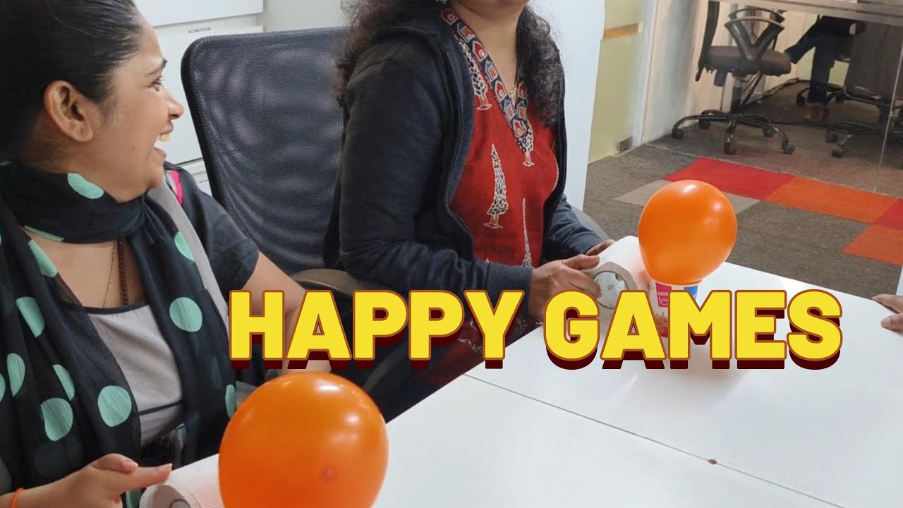 HAPPY INDOOR GAMES, TEAM BUILDING GAMES - YouTube