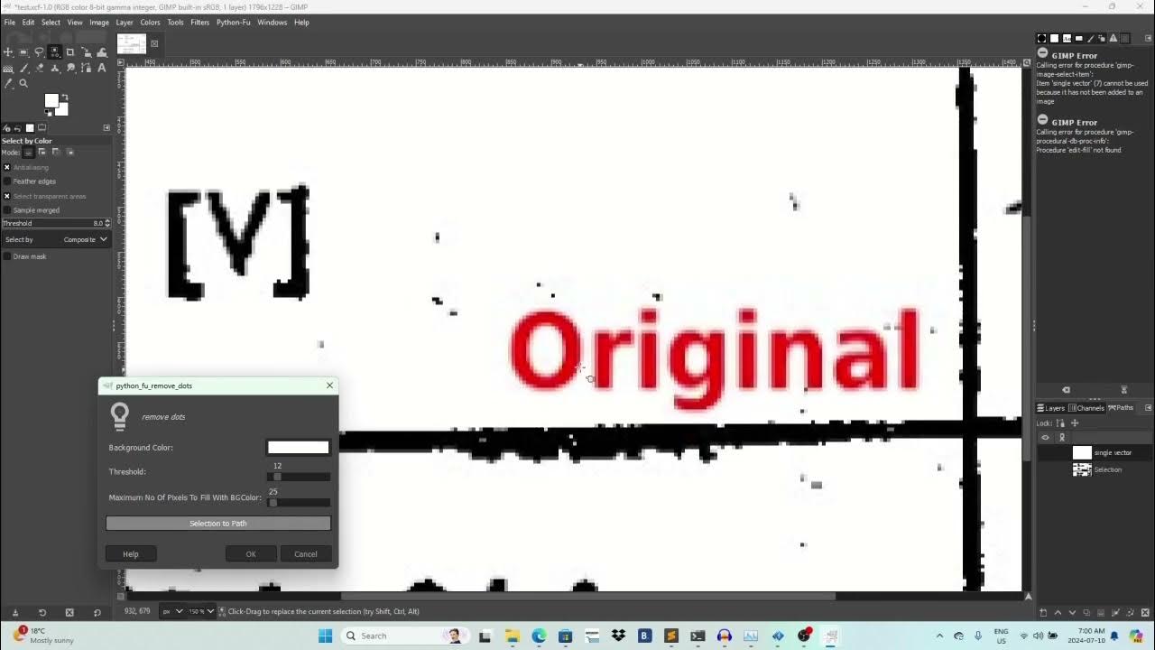 Remove Dots in Scanned Documents - Automatically - YouTube