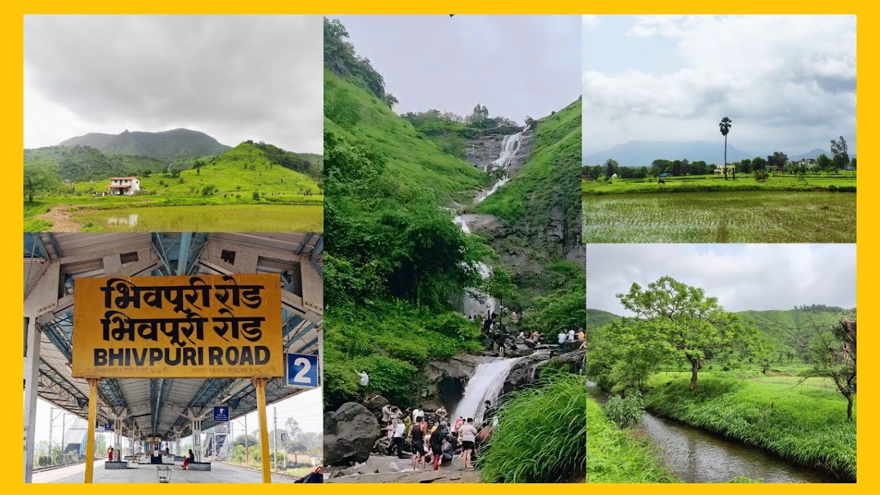 Bhivpuri Waterfalls 1 Day Trip🚆| Karjat | Let'sTravelguys🕺 - YouTube