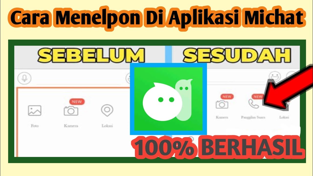 Cara Menelpon Di Aplikasi Michat | Cara Memunculkan Fitur Nelpon Di ...