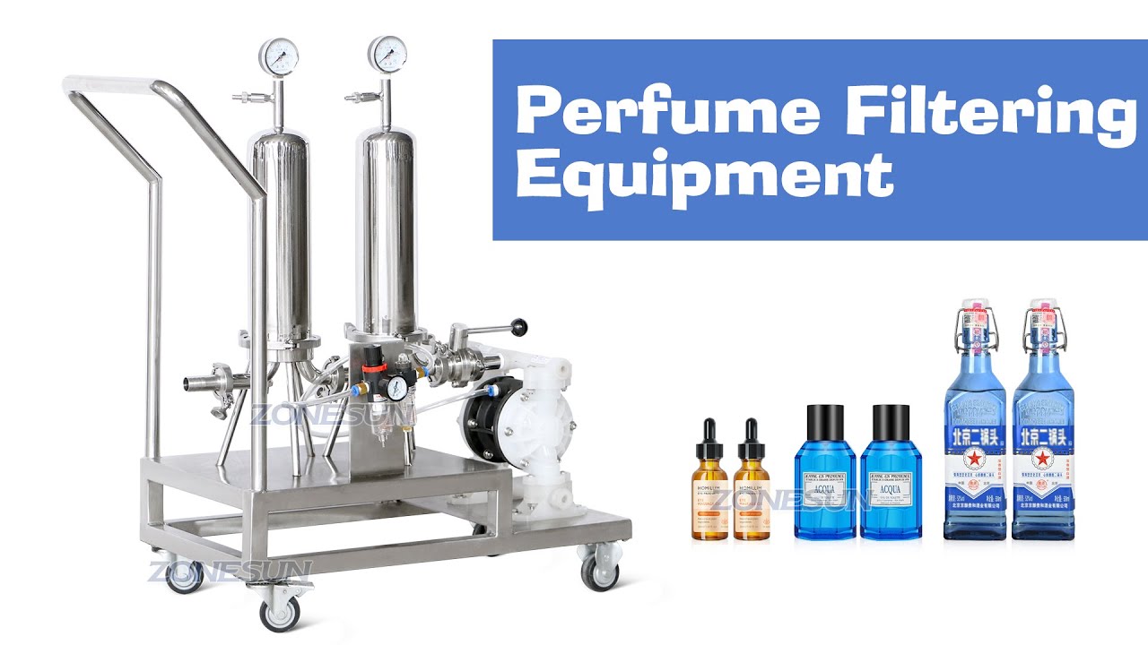 How to be ZS-PF2 Perfume Filtering Equipment - YouTube