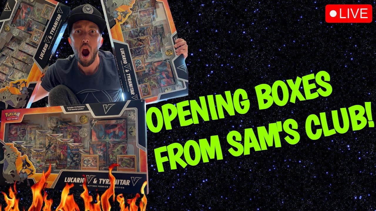LIVE PACK OPENING - PREMIUM COLLECTION BOXES FROM SAM'S CLUB! 14 ...