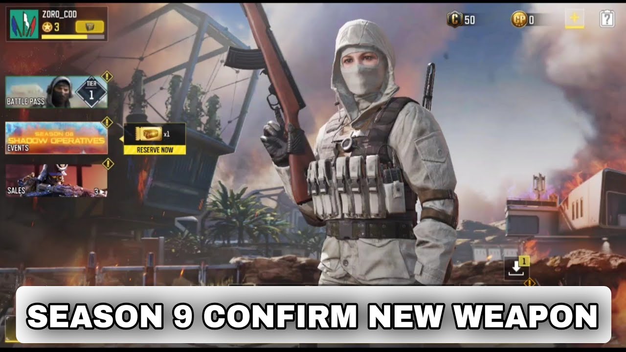 Season 9 Leaks | Season 9 Confirm New Marksman Type 63 Weapon Cod ...