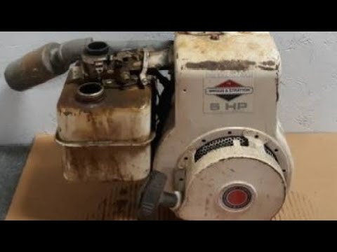 5HP Briggs & Stratton Engine Restoration and Carburetor Rebuild (JOATD) - YouTube