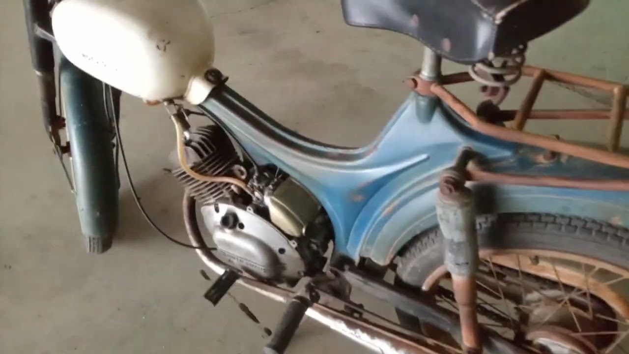 Moto Guzzi Dingo sport 50 del 1963 primo avviamento - YouTube