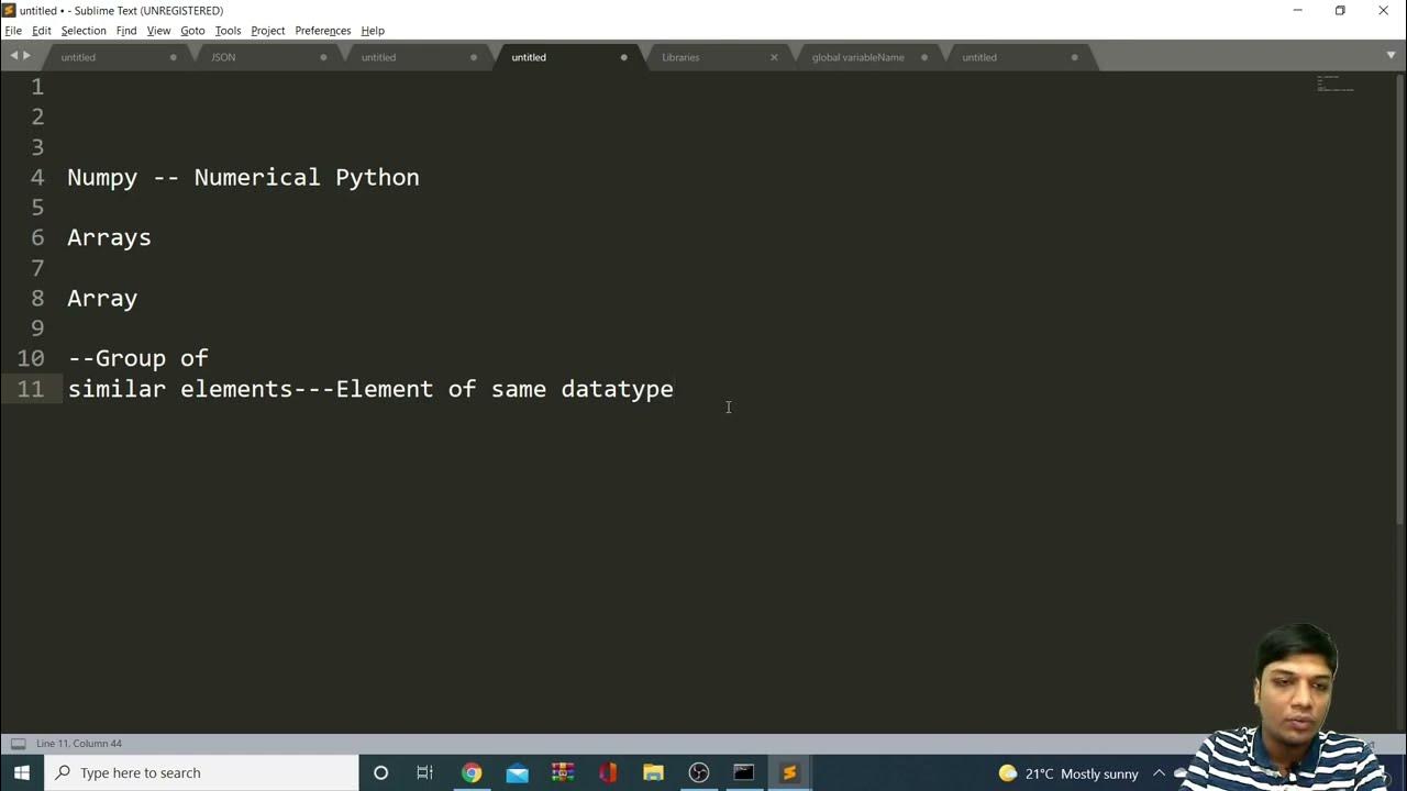 Working with Numpy - YouTube