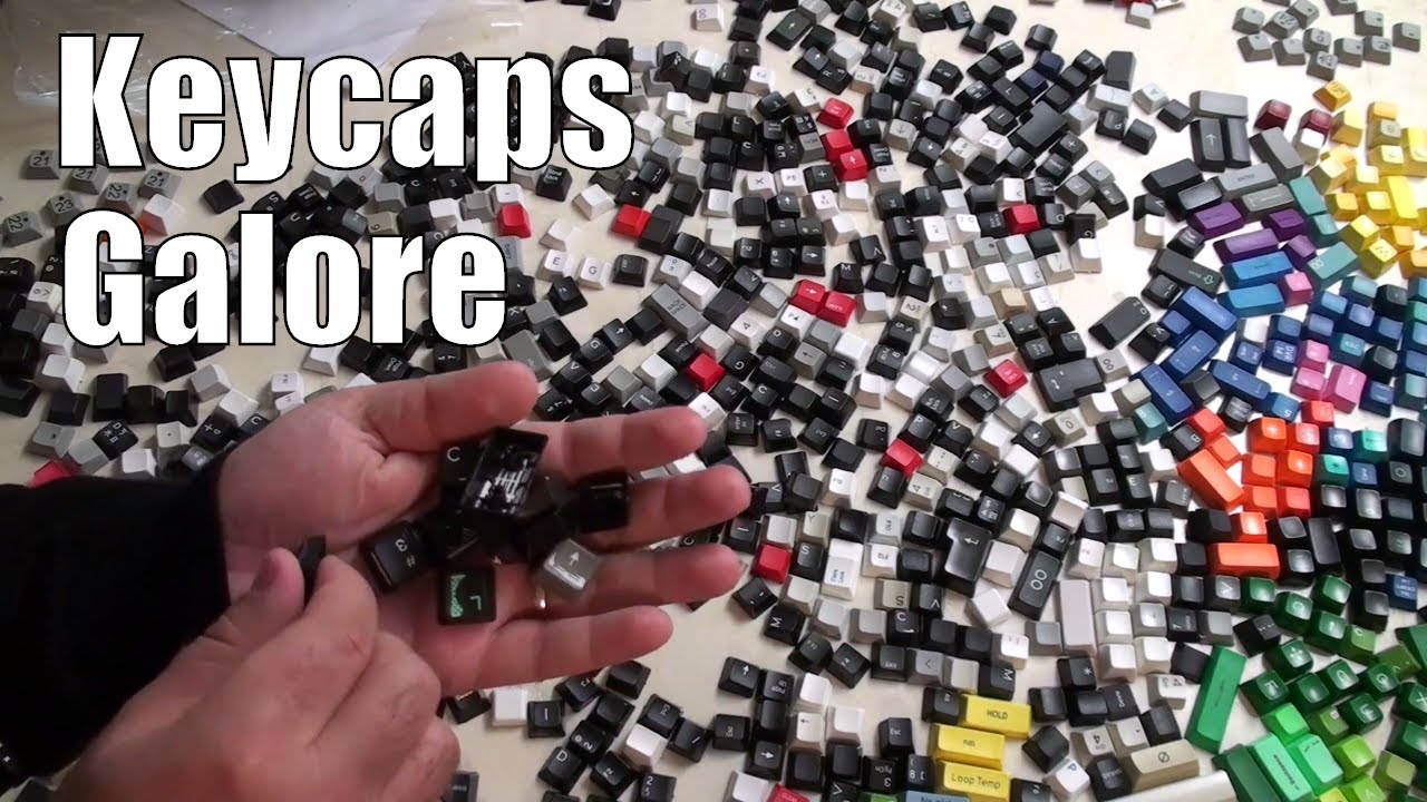 My grab bag (aka crap bag) keycaps from Signature Plastics is huge ...