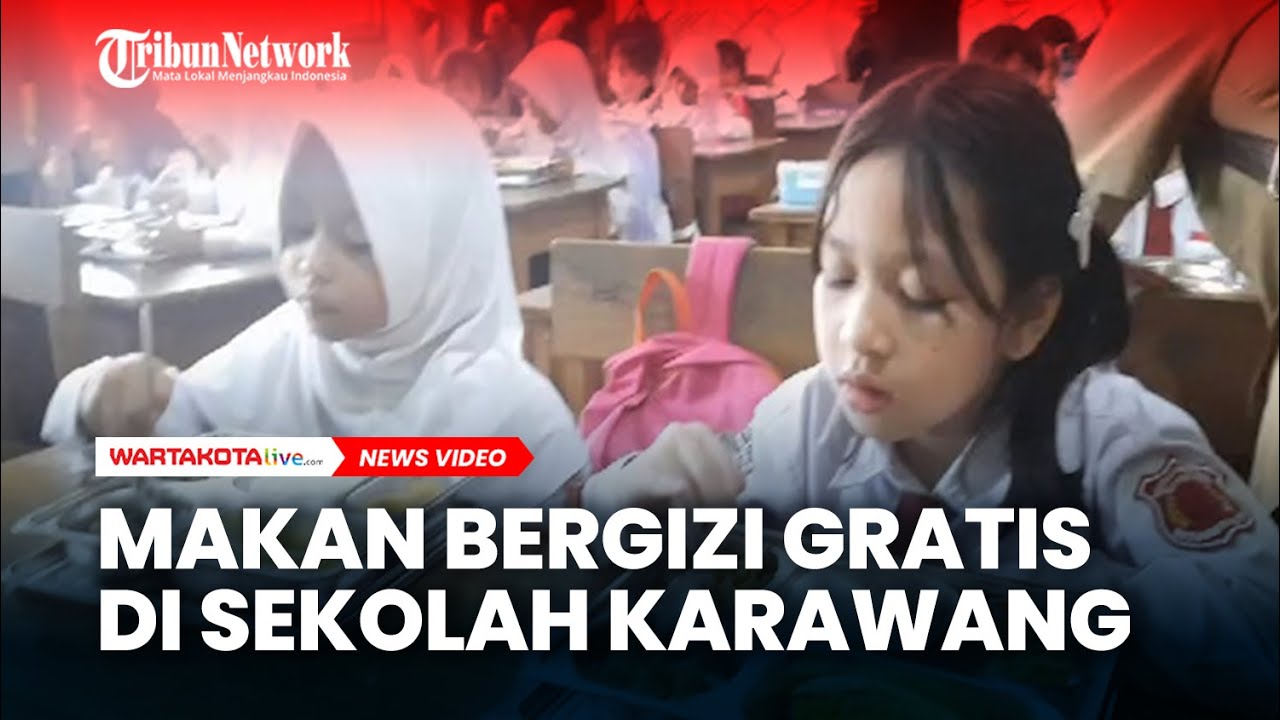 Makan Bergizi Gratis Mulai Didistribusikan di Sekolah Karawang, Ricky ...