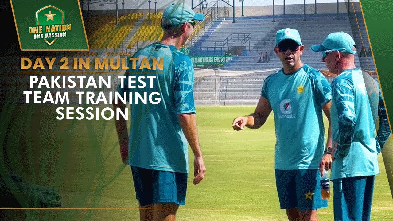 Day 2 in Multan - Pakistan Test Team Training Session | #PAKvENG | PCB ...