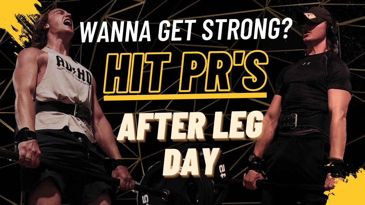 HITTING PR'S AFTER LEG DAY! | DVST8 + HONEY = INSANE ENERGY! | MUSCLE ...