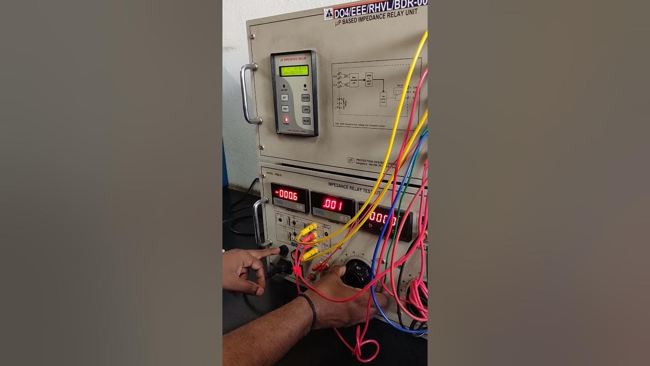 microprocessor based impedance distance relay - YouTube